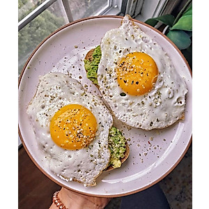 Mora Ceramic Dinner Plates, Salad Plates, Cereal Bowls Bundle. Microwave, Oven and Dishwasher Safe, Scratch Resistant, Modern Dinnerware - Assorted Colors