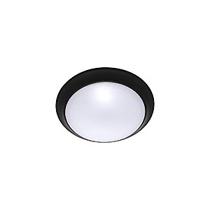 YeuLoum LED Flush Mount Ceiling Light Fixture, Dimmable, 7 Inch, 11.5W 900 Lumen, Aluminum Housing Plus PC Cover, 2-Pack (Bronze Finish-5000K)