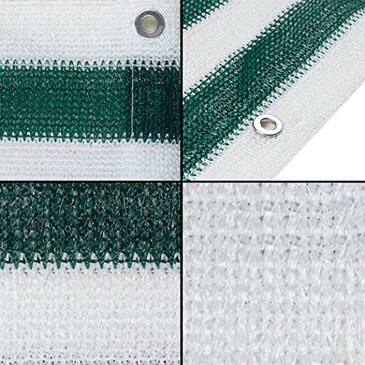 IdeaWorks New Deck & Fence Privacy Durable Waterproof Netting Screen with Grommets and Reinforced Seams (Green)