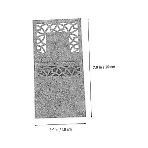 Didiseaon 32 pcs Christmas cutlery bag christmas decorations adornos para mesa de tabletop decor santa cutlery holder christmas tableware pouches xmas cutlery holder rectangle cover