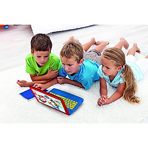 LEXIBOOK JC598PAi1 Paw Patrol - Educational and Bilingual Laptop French/English - Toy for Child Kid (Boys & Girls) 124 Activities, Learn Play Games and Music with Chase Marshall - Red/Blue