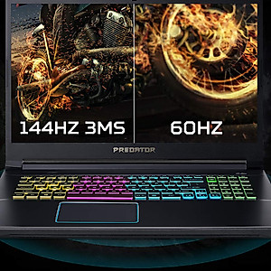 Acer Predator Helios 300 Gaming Laptop, Intel i7-10750H, NVIDIA GeForce RTX 2070 Max-Q 8GB, 17.3" FHD 144Hz 3ms IPS Display, 16GB Dual-Channel DDR4, 1TB NVMe SSD, WiFi 6, RGB Keyboard, PH317-54-70Z5