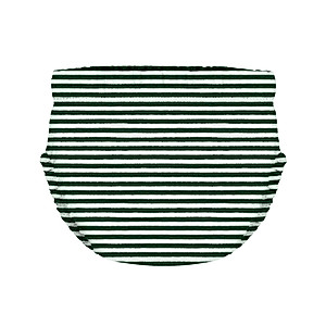 Michigan State University Spartans Striped Game Day Dress with Bloomer Green/White 3-6 Months