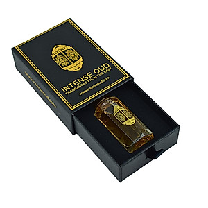 INTENSE OUD Attar Full Arabian Perfume Oil for Men & Women, Long Lasting Alcohol-Free Concentrated Fragrance, 12ml (0.40 oz) in Black Gift Box, Aldehydes & Jasmine Notes