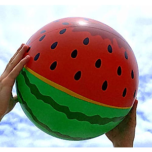 2pc Watermelon Beach Ball 20" Inflatable Ball Vacation Pool Party Beach Fun Games Adult Kids