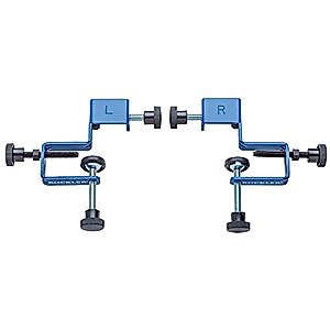 Rockler Cabinet Drawer Installation Clamps – Right, Left-Side Drawer, Cabinet Installation Tools – Steel, Plastic Drawer Front Clamps - Front Drawer Woodworking Clamps for Easy, Fast Installation