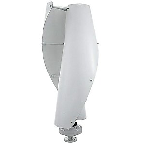 DNYSYSJ 400W Vertical Wind Power Turbine Generator 2 Ring Blades Wind Turbine with Charge Controller 12V DC
