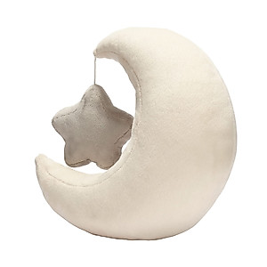 Lambs & Ivy Goodnight Moon and Star Plush Stuffed Toy - Cream/Gray