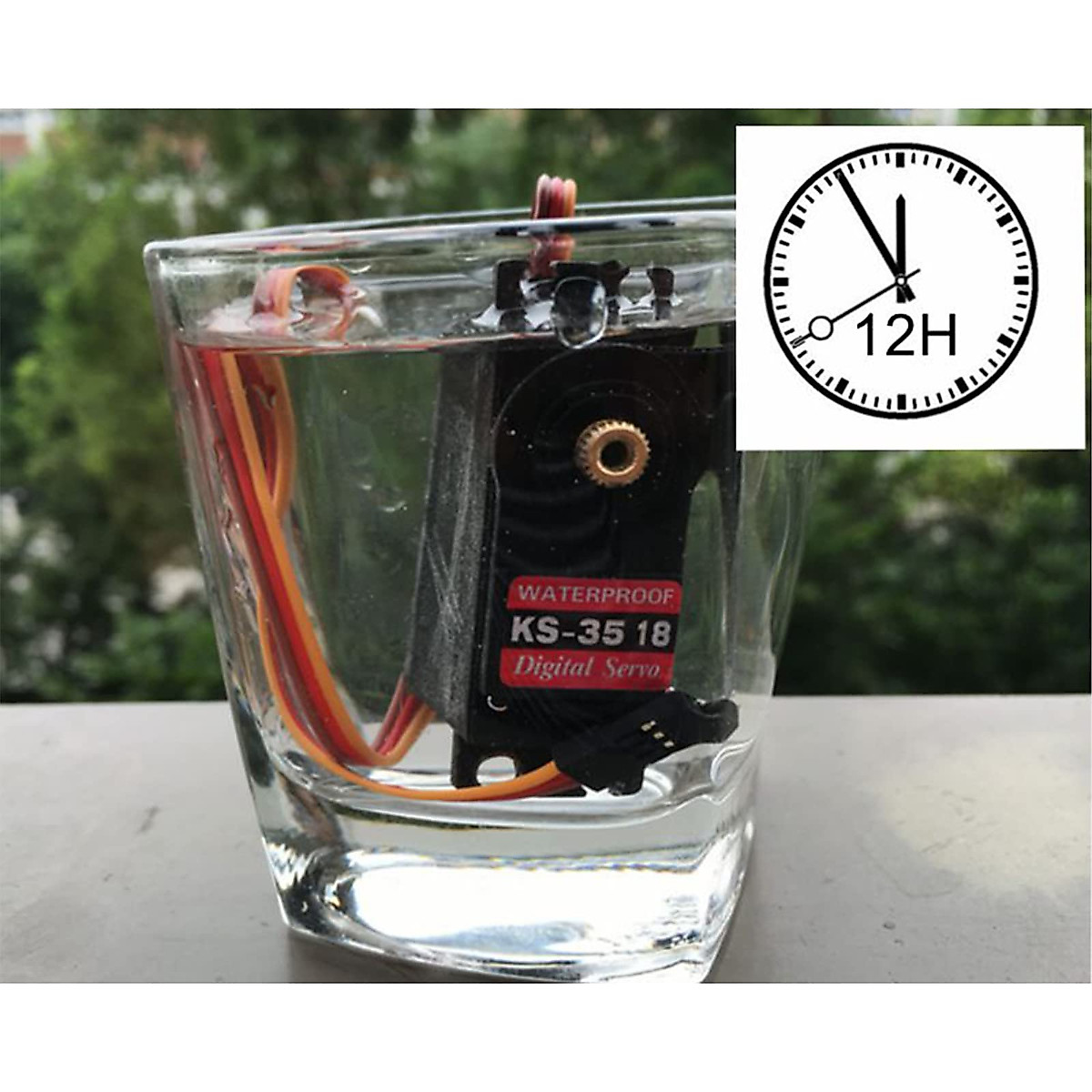 HeavenBird 20kg KS-3518 RC Digital Servo Large Torque Full Metal Gear Waterproof 180 Degree Control Angle for Car Crawler Robot Toys DIY Model