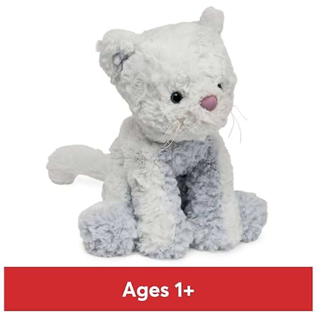 GUND Cozys Collection Kitty Cat Plush Soft Stuffed Animal for Ages 1 and Up, Blue, 10"