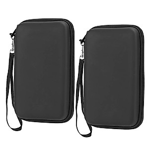Shanrya Game Consoles Storage Bag Storage Bag Used to Store Convenient to Carry for 3DS LL Office Home 3DS(black)