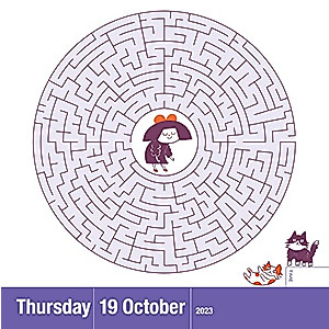 Maze-A-Day Page-A-Day Calendar 2023: Follow the Path to a Sharper Brain!