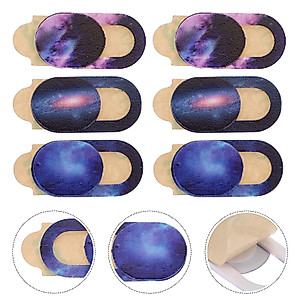 Hemobllo 6pcs Privacy Cover Lens Caps Web Cameras Camera Covers Computer Webcam Covers Web Camera Lens Caps Durable Webcam Covers Professional Webcam Covers Webcam Lens Covesr