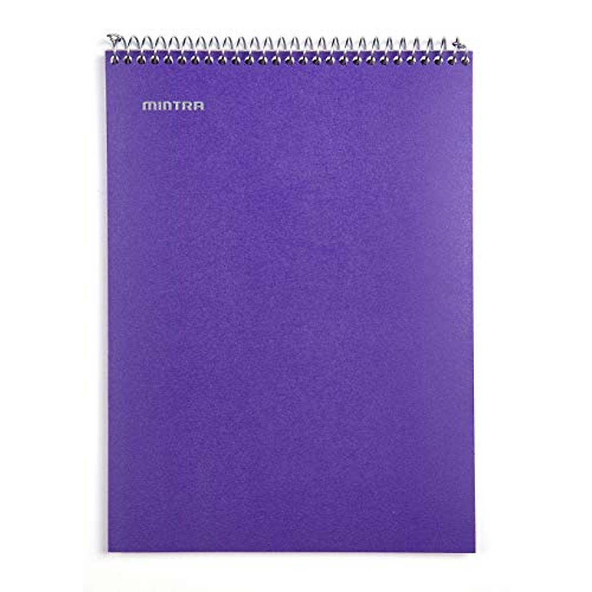 Mintra Office TOP BOUND Durable Spiral Notebooks (Teal, Purple, White, College Ruled 3pk)