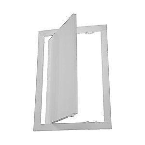 Vent Systems 8'' x 12'' Inch Access Panel - Easy Access Doors - ABS Plastic - Access Panel for Drywall, Wall and Ceiling Electrical and Plumbing Service Door Cover