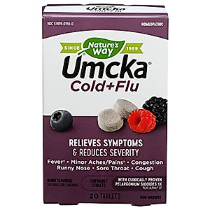 Natures Way Umcka Berry Chew, 20 ct