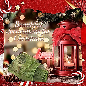 Mlurcu Fall Ribbon Burlap Wired Ribbon 2 Inch Wide Thick Solid Fabric Wire Edge Ribbon 6 Rolls 30 Yards Autumn Ribbon for Crafts Wreaths Bows Making Thanksgiving Christmas Wedding Outdoor Decorations