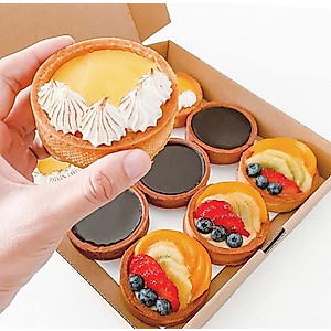 Uyauld Stainless Steel Tart Ring, 9CM Heat-Resistant Perforated Cake Mousse Ring, French Pastry Baking Mold Round Shape (10 Round 3.5 inch)