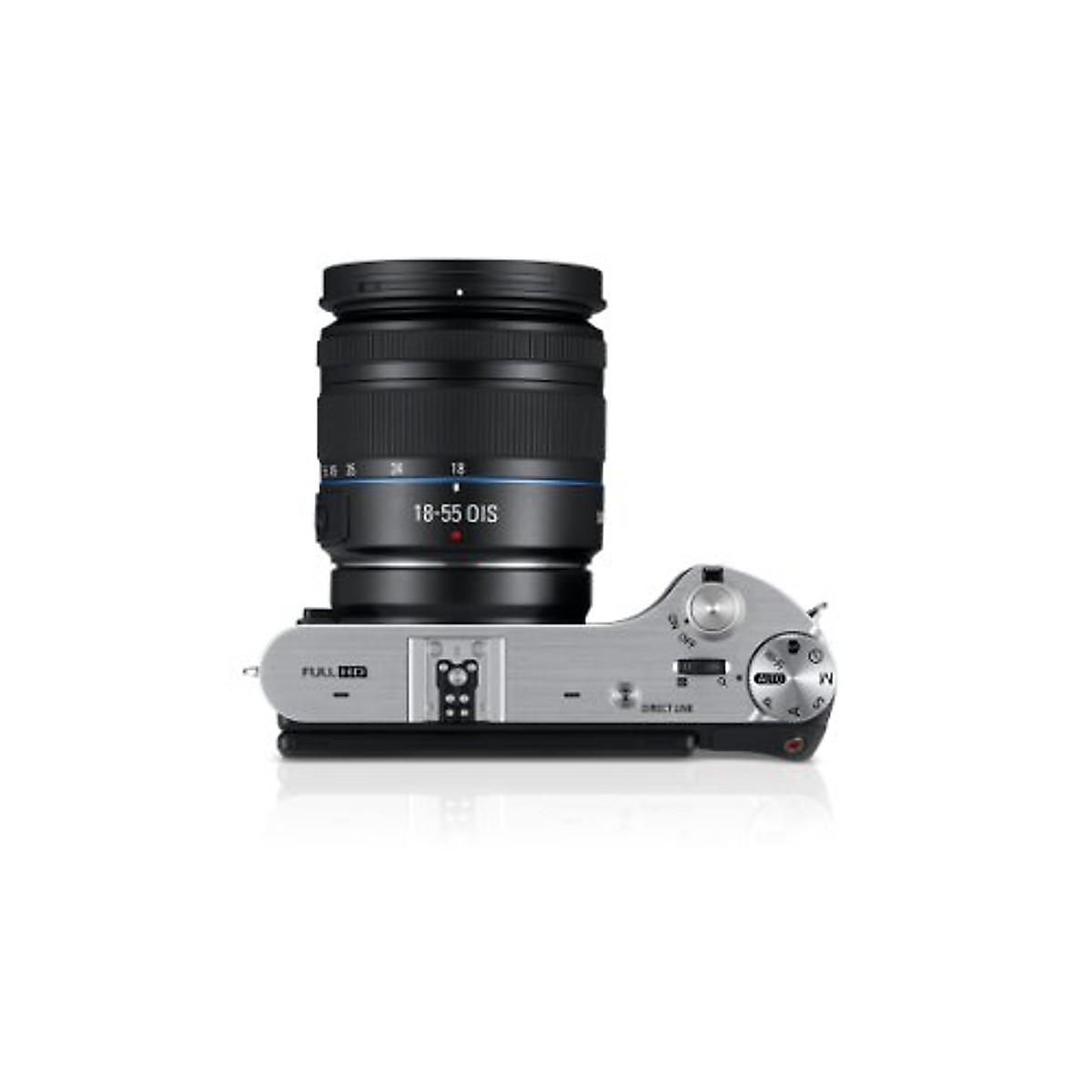 Samsung NX EV-NX300ZBSTUS Wireless SMART Digital Camera 20.3MP Compact System Camera with 3.3-Inch AMOLED- with 18-55mm OIS Lens (Black)