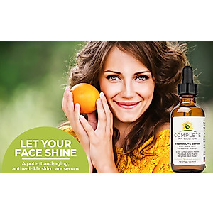 Natural Best Vitamin CE Serum - 2 oz With Ferulic,Hyaluronic Acid, Vitamin C 15% - Made In USA