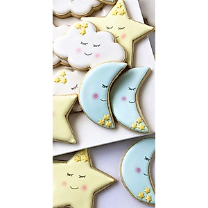 Celestial Cookie Cutters 3-Pc. Set Made in USA by Ann Clark, Star, Moon, Cloud