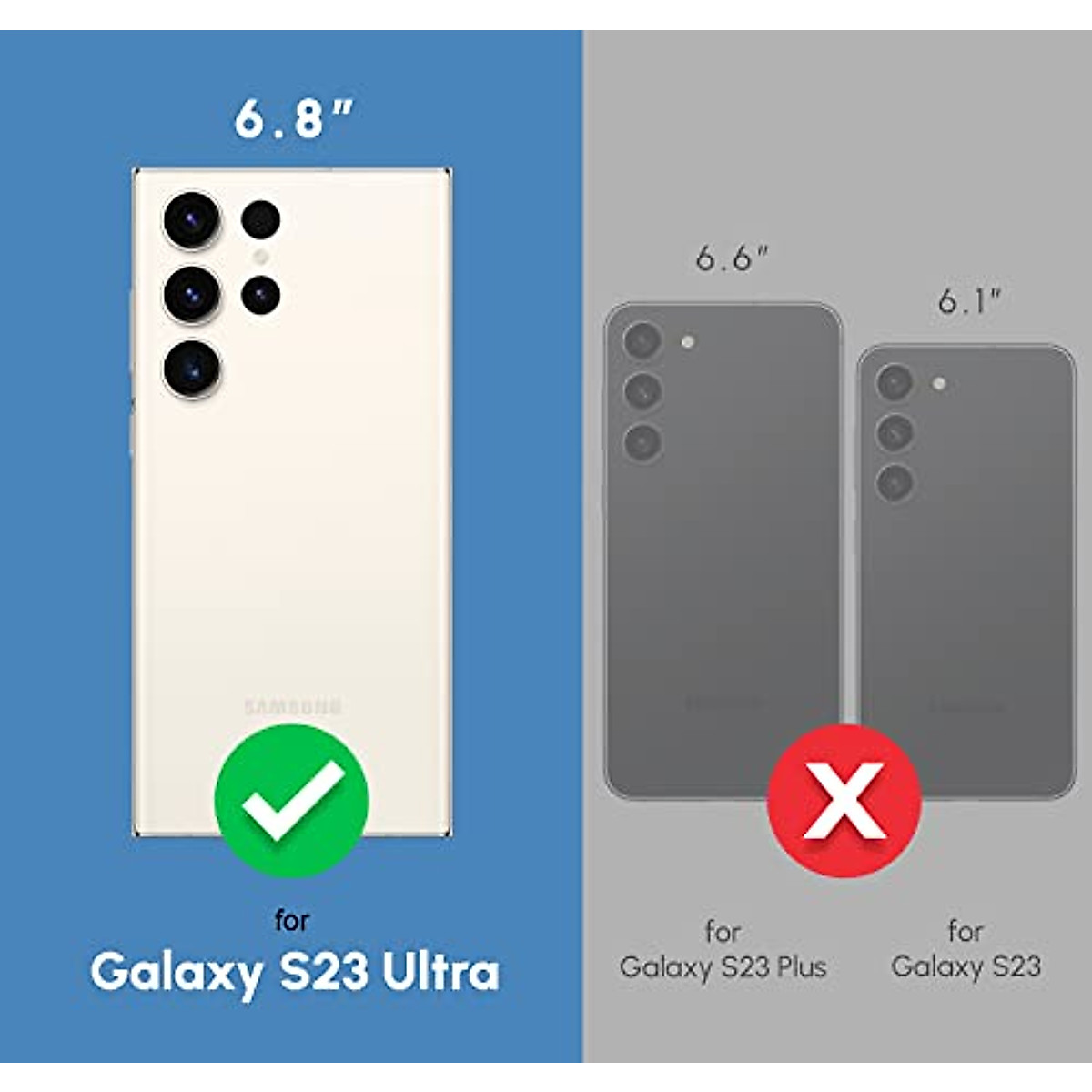 Shields Up for Galaxy S23 Ultra Case, Samsung S23 Ultra Case, Minimalist Wallet Case with Card Holder & Ring Kickstand/Stand, Slim Protective Shockproof Cover for Samsung Galaxy S23 Ultra - Clear