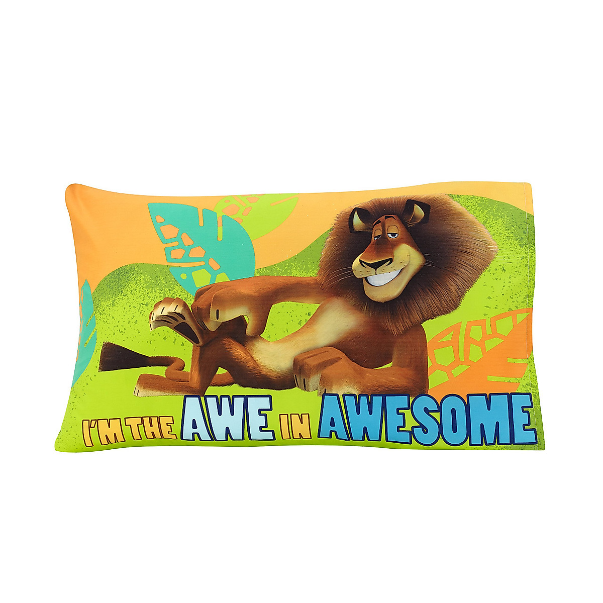 Disney DreamWorks Animation Madagascar Behold My Mane 4 Piece Toddler Bedding Set, Toddler, 1 Count (Pack of 1)