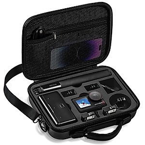 Tomat Osmo Action 5 Pro Carry Case for DJI Osmo Action 5/4 Camera Accessories Hard Shell Bag Travel Case Compatible with DJI Osmo Action 5 Pro Action 4 Adventure Combo