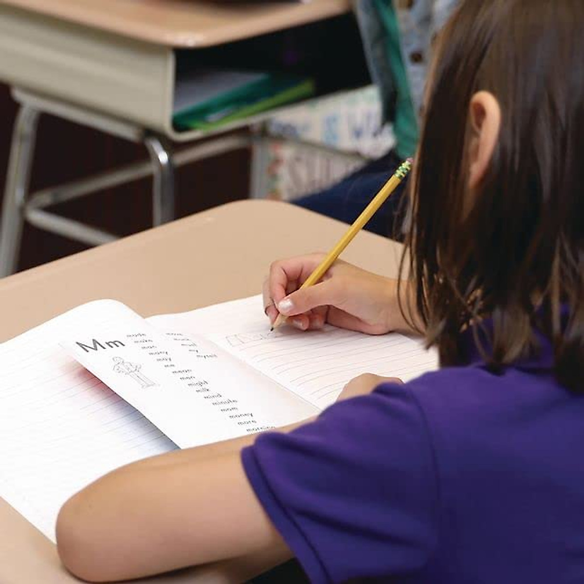 Really Good Stuff My Writing Word Journals - Set of 12, 5.75? W x 8.75? L - Kids Classroom Materials, Primary Notebooks, Grades 1-3