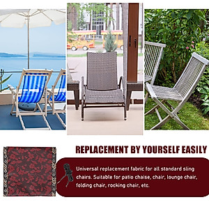 Sosoport 1 Set of Folding Lounge Repair Cloth Anti-Gravity Chair Replacement Fabric Breathable Replacement Cloth Creative