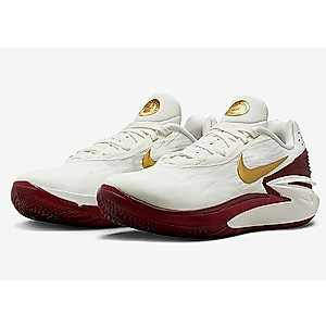 Nike AIR Zoom GT Cut 2 Women's Basketball Shoes Summit White-Metallic Gold Size 6W/4.5M