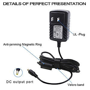 TOP-SPEED 15W Power Supply Cord for Amzon Echo Show 5, Echo Dot (3rd Gen), Echo Spot, Echo Dot Kids Edition, Echo TV Cube, Echo Dot with Clock AC/DC Adapter Charger