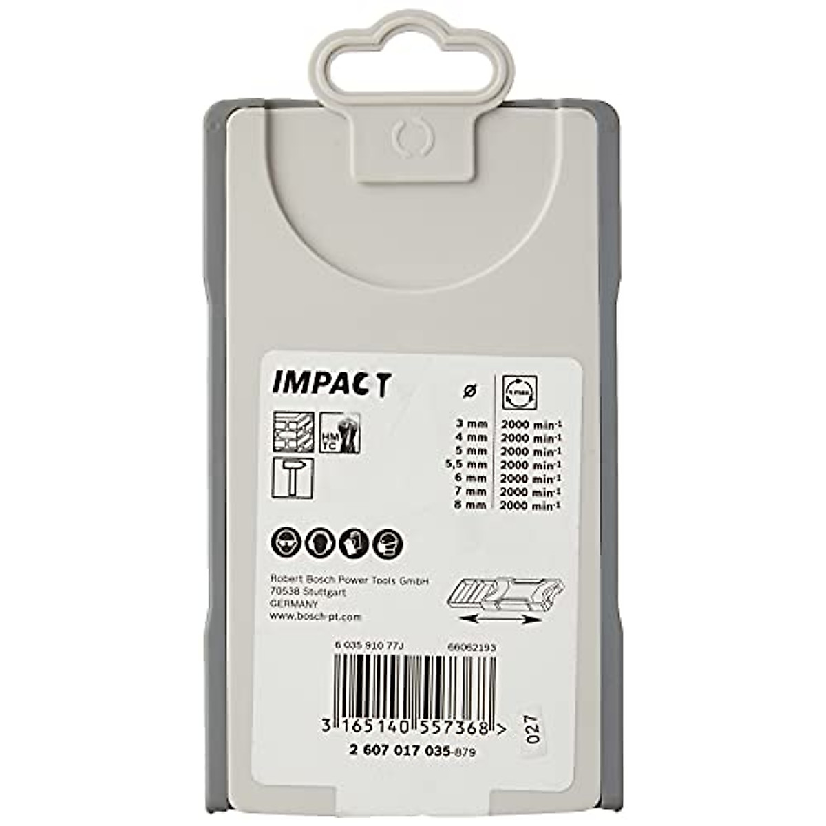 Bosch 2607017035 Masonry Drill-Set "Cyl-1" 7 Pcs