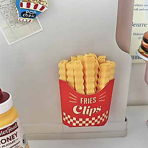 HMELUNE 12 Pcs Potato Chips-Novelty Creative Realistic Potato Chips Crisps Shape Snack Clips Cute Food Carrot Animals Cats Dog Theme Food Snack Bag Clips Kitchen Clips Seal Opened Food Package Sealer