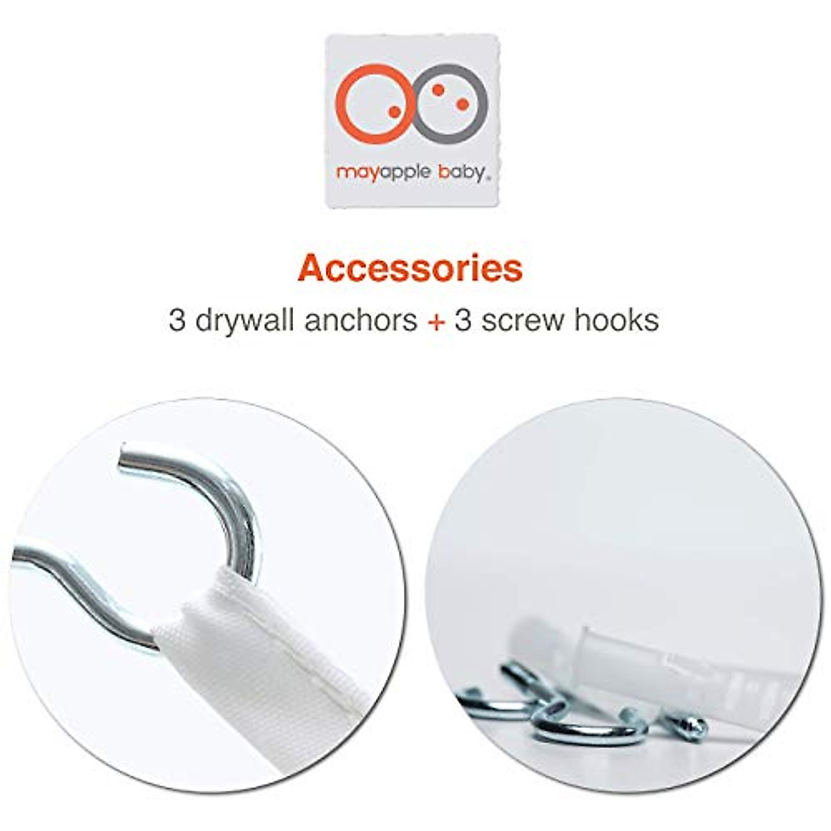 Mayapple Baby Stuffed Animal Toy Hammock, Premium Plush Toy Hanging Organizer, SKY JUNGLE, Jumbo Large Storage Mesh Pet Net,White