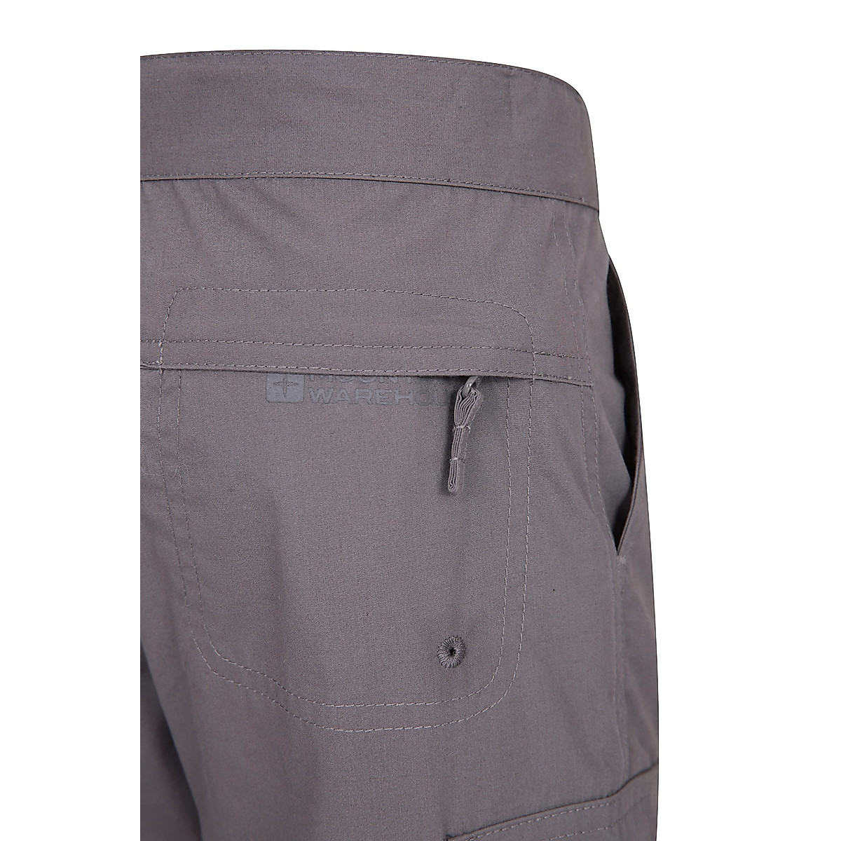 Mountain Warehouse Active Kids Zip Off Hiking Pants - Boys & Girls Dark Grey 9-10 Years
