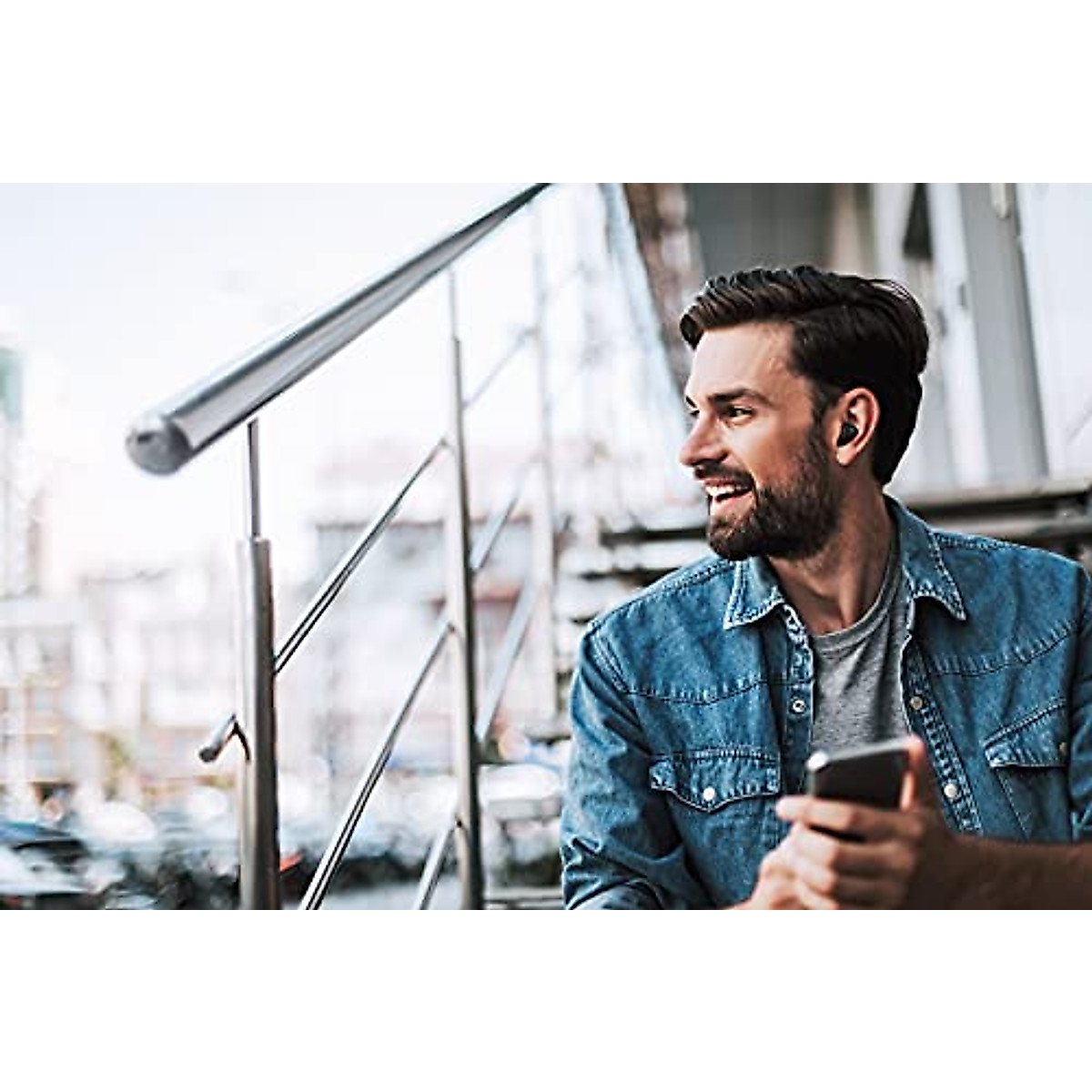 Motorola Vervebuds 100 Earbud Headphones, Waterproof True Wireless Earbuds, Bluetooth 5.0 in-Ear with Hands-Free Call Microphone