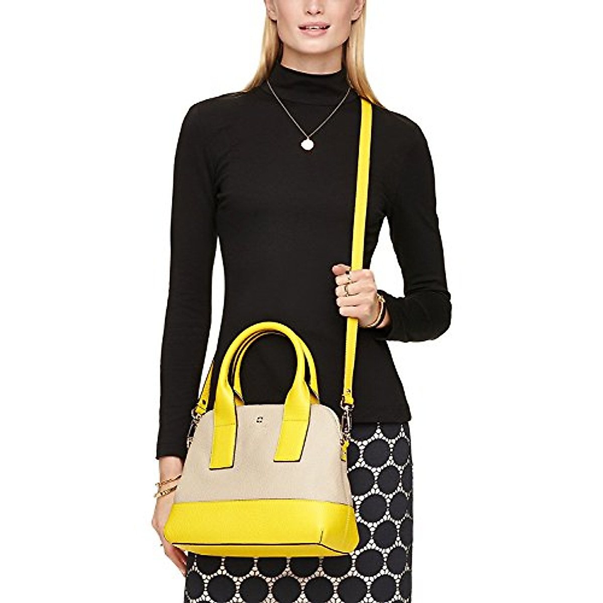 Kate Spade Southport Avenue Small Jenny Seed Pearl Satchel Handbag