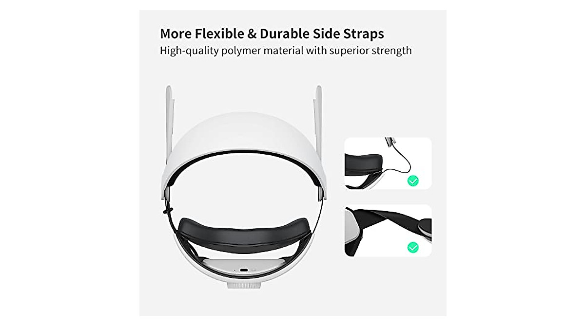 Geekvr Comfort Head Strap for Meta Quest 2 - Uninterrupted Play