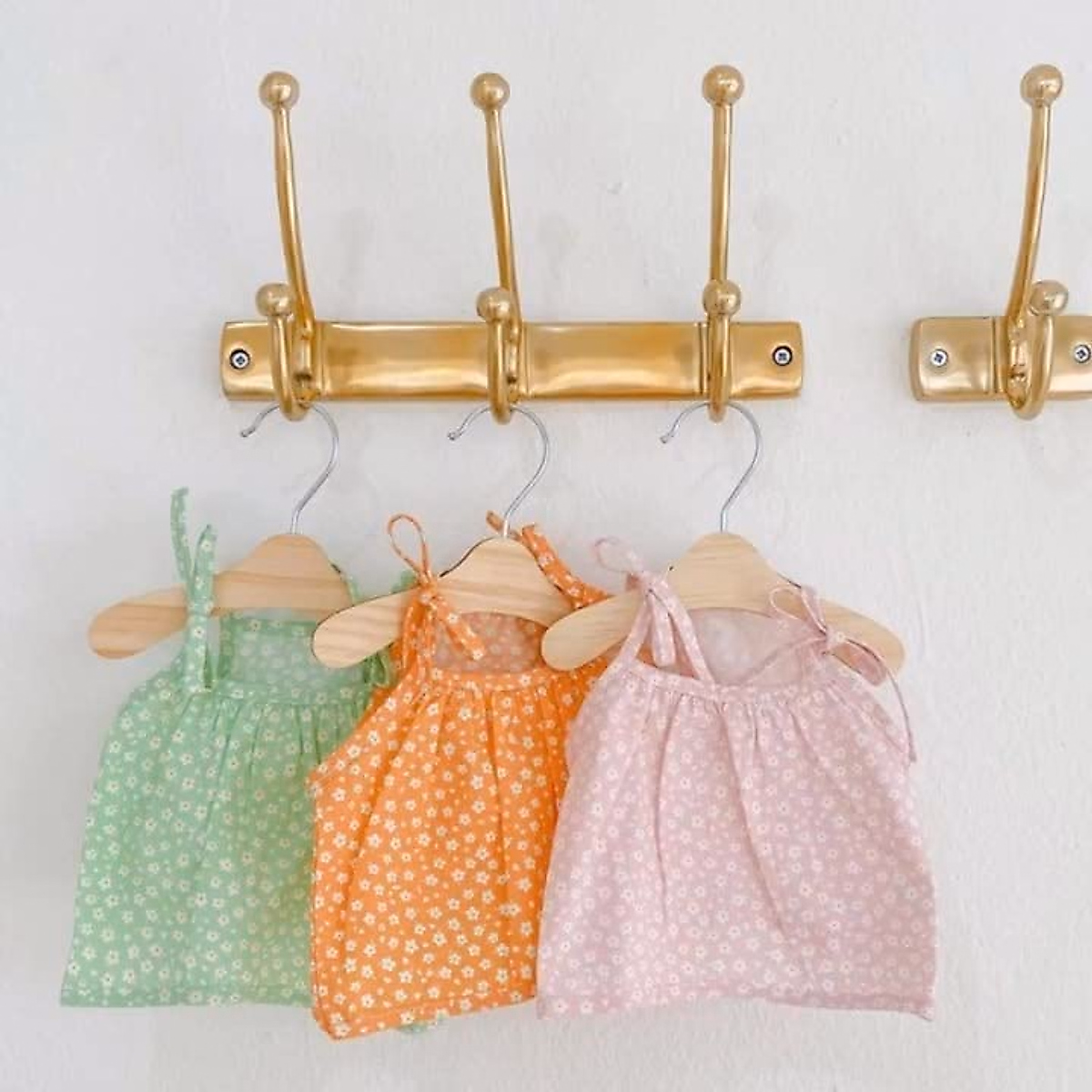 Floral Holiday Dress Spring Summer Pet Clothes Cat Dog Bow Tie Suspender Dress Doggie Outfit Puppy Party Vacation Beach Garden Apparel