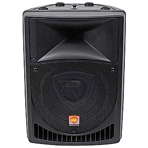 Rockville RPG8 Powered Active 400 Watt 2-Way DJ PA Speaker System, 8 inch,Black
