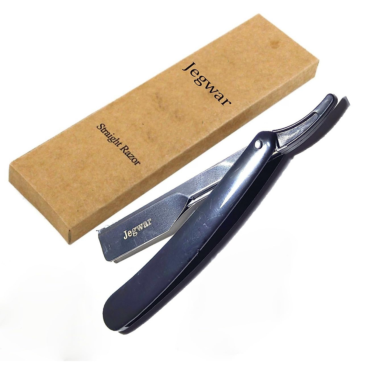 Barber Straight razor Salon Shaving Razor SHAVETTE RASOI RASOIRS 10 BLADES (BLACK)