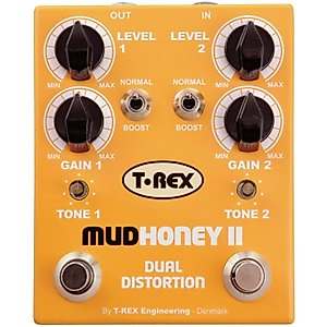 T-Rex MUDHONEY-II Dual Distortion Guitar Effects Pedal