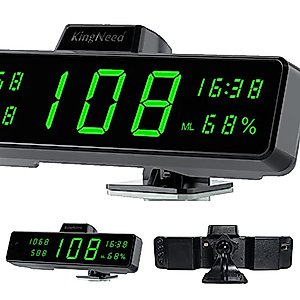 Kingneed C3020 Universal HUD Head Up Display GPS Digital Speedometer with Humidity Detector, MPH Over Speed Warning, Works for Cars & Other Vehicles