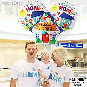 Welcome Home Balloons with House Shaped Balloons - Welcome Home Decorations | Welcome Home Party Decorations | House Warming Balloons | Welcome Home Balloons Decorations | Back To School Decorations