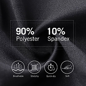 BALEAF Men's 3D Padded Bike Shorts Cycling Underwear MTB Liner Road Biking Bicycle Clothes Grey XXL