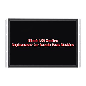 UNICO 19’’ Arcade Replacement Monitor, LCD Gaming Screen for HDMI/VGA/CG/EGA Retro Game Arcade (19inch)