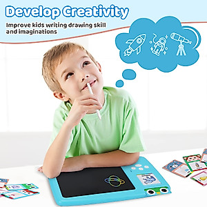 Learning Educational Toddler Toys Age 2-6, Read & Write Talking Flash Cards Speech Therapy Autism Toys Gifts for 3 4 5 6 Year Old Kids Boys and Girls, Montessori Toy 224 Sight Words LCD Writing Board