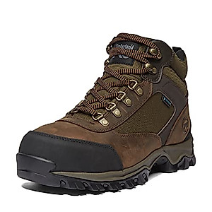 Timberland PRO Men's Keele Ridge Steel Safety Toe Waterproof Industrial Hiker Work Boot, Brown, 9