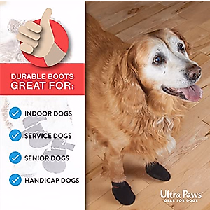 Ultra Paws Durable Boots - RED - Petite